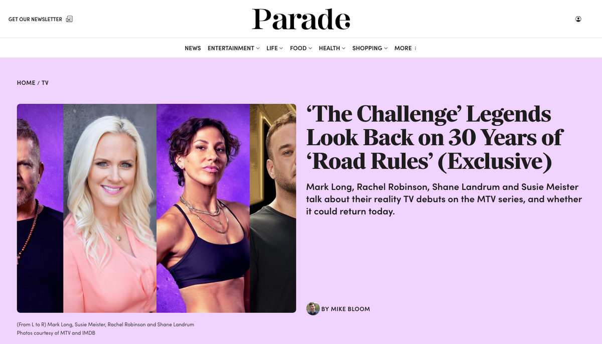 The Challenge’ Legends Look Back on 30 Years of ‘Road Rules’ | Rachel ...