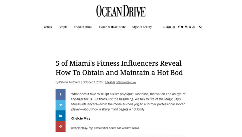 5 of Miami's Fitness Influencers Reveal How To Obtain and Maintain a H ...